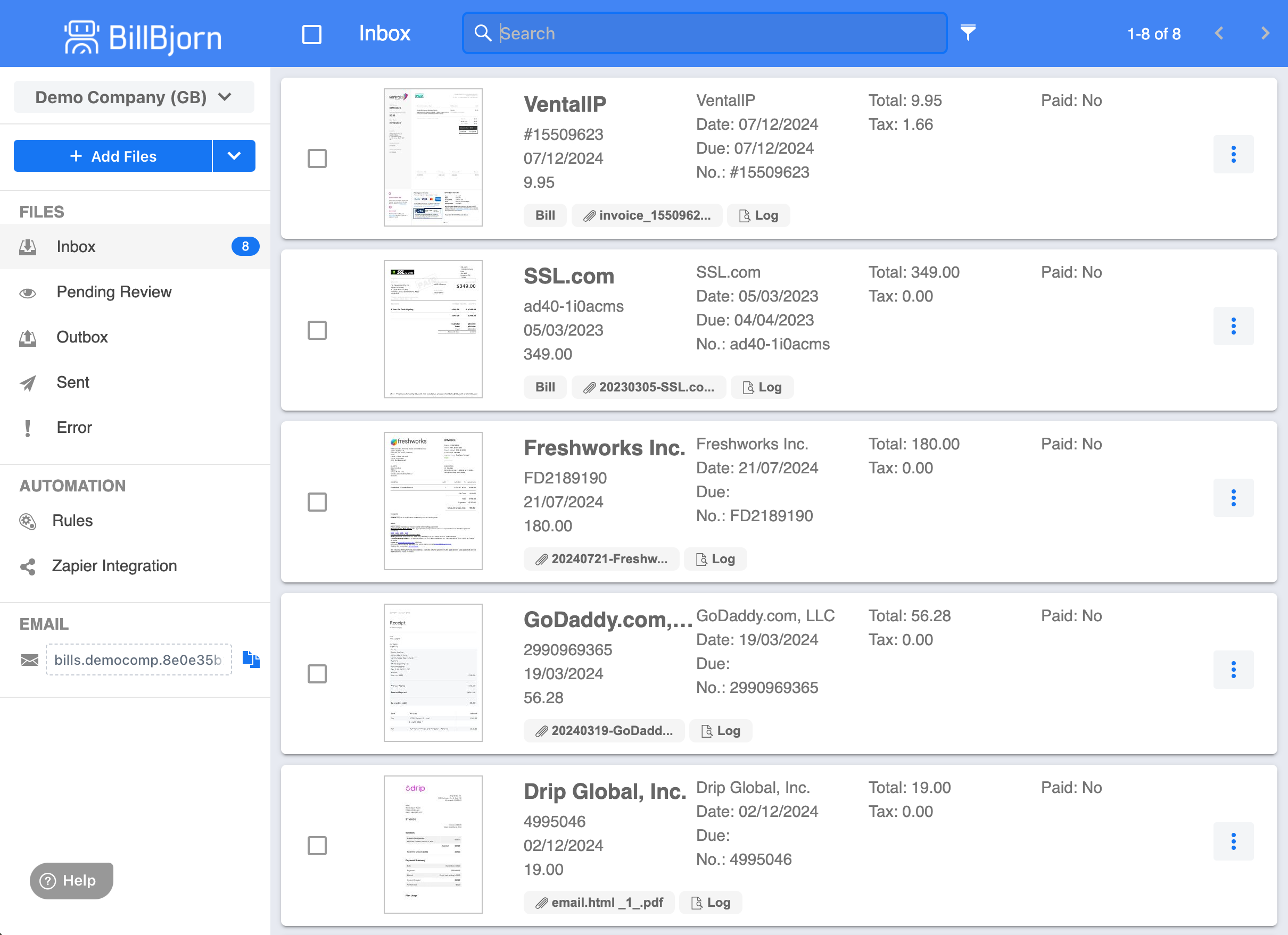 Easily convert invoices into accounting data | Scan2Invoice