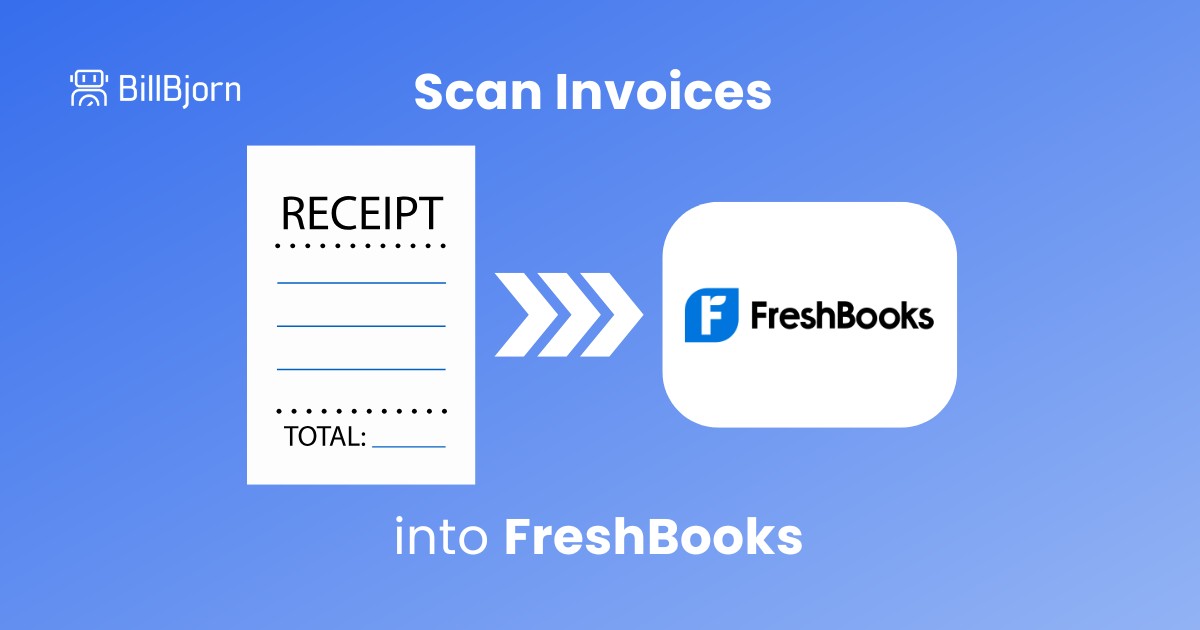 Scan Invoices into FreshBooks | Scan2Invoice