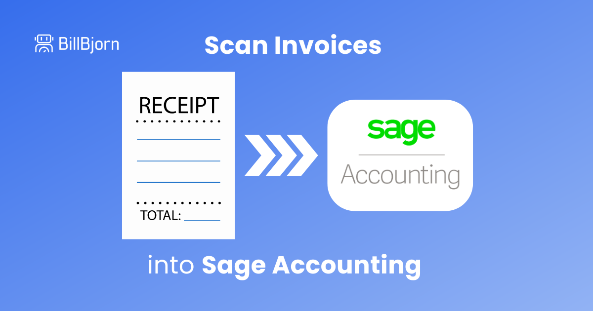Scan Invoices into Sage Accounting | Scan2Invoice